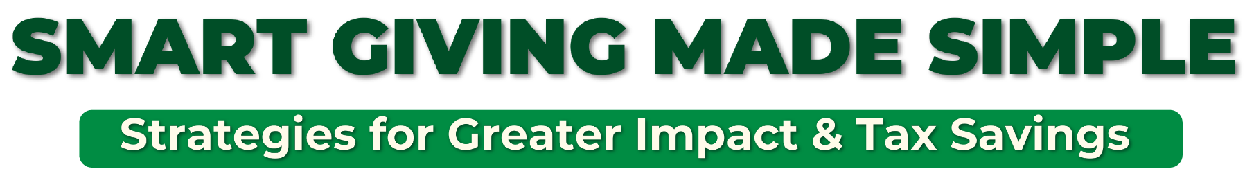 Charitable Giving Webinar - Point of View - Point of View